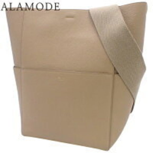 Celine | Bags | Celine Sangle Bucket Shoulder Bag Leather Beige | Poshmark
